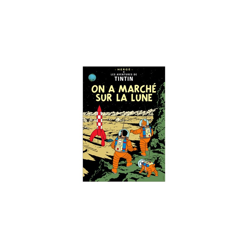 Poster-Explorers on the Moon - Accueil | BOUTIQUE.TINTIN.COM Tintin...