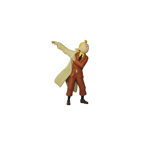 Tintin putting coat on - Accueil | BOUTIQUE.TINTIN.COM Tintin Boutique