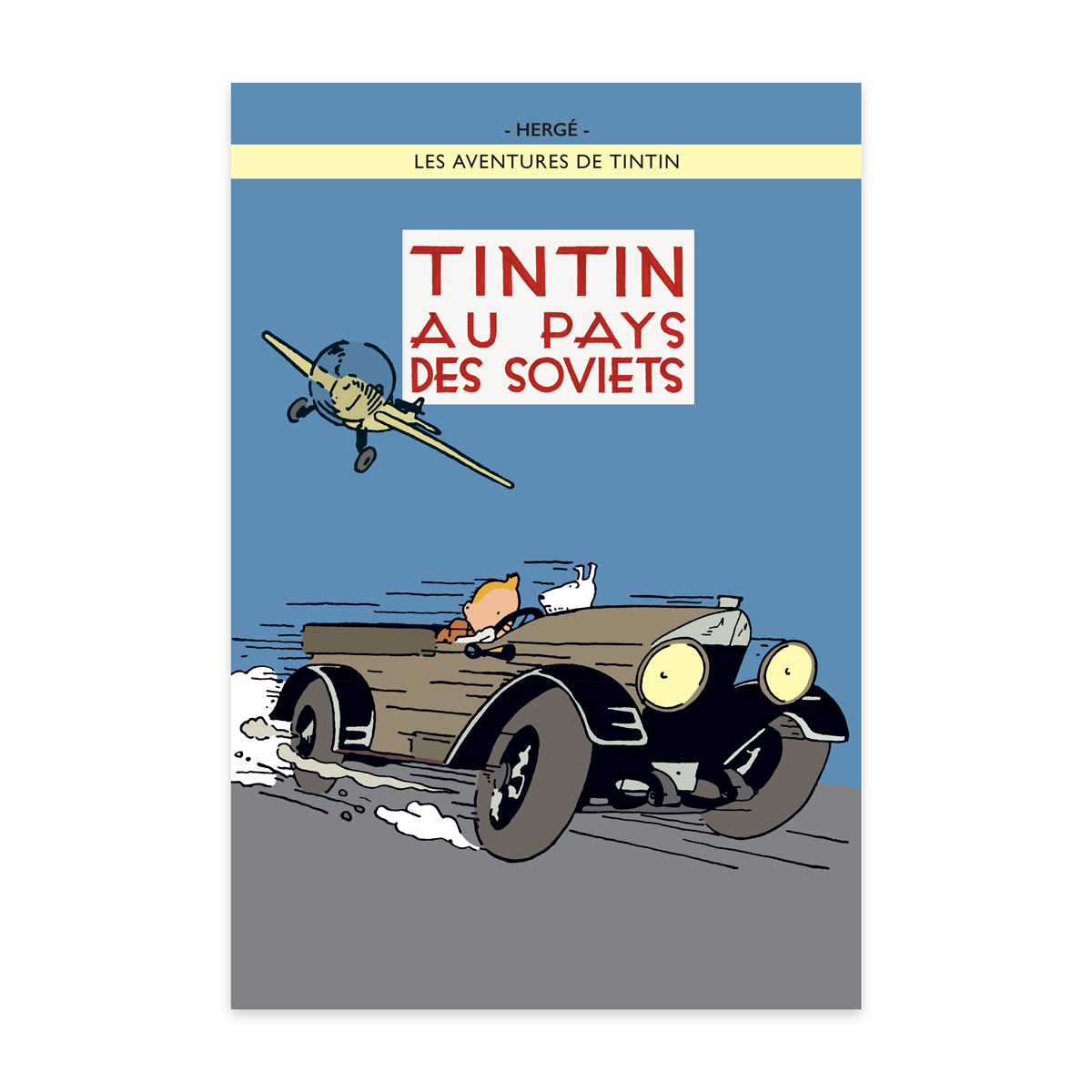 Poster-Kuifje in het land van de Sovjets - Home | BOUTIQUE.TINTIN.C...