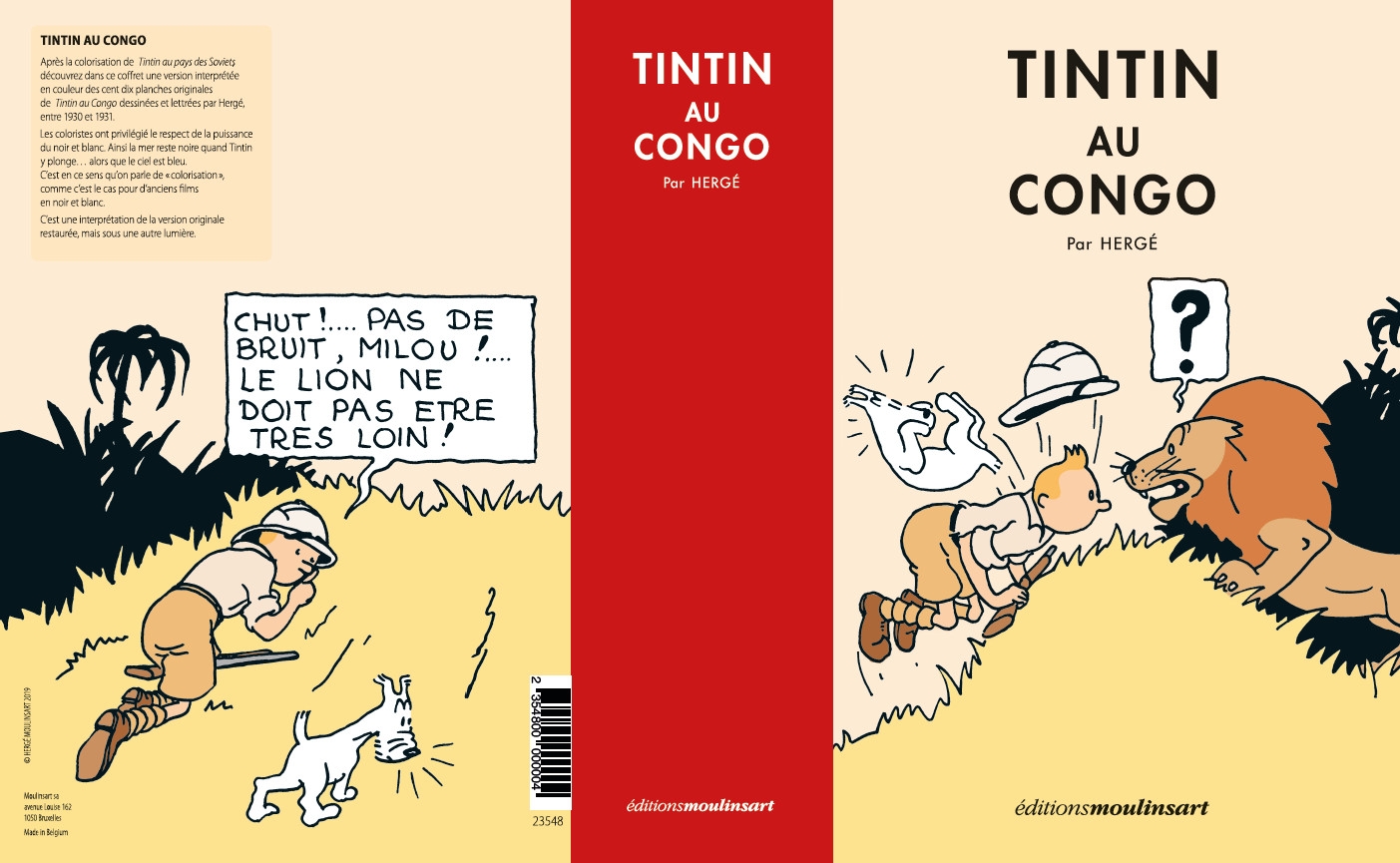 Tintin au Congo par Hergé - Accueil | BOUTIQUE.TINTIN.COM Tintin Bo...