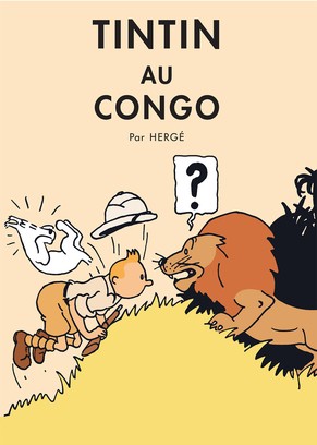Postcard-Tintin in the Congo - Accueil | BOUTIQUE.TINTIN.COM Tintin...