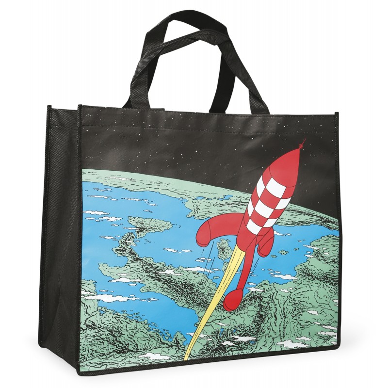 Large Shopper-Tintin Rocket - Accessoires | BOUTIQUE.TINTIN.COM Tin...