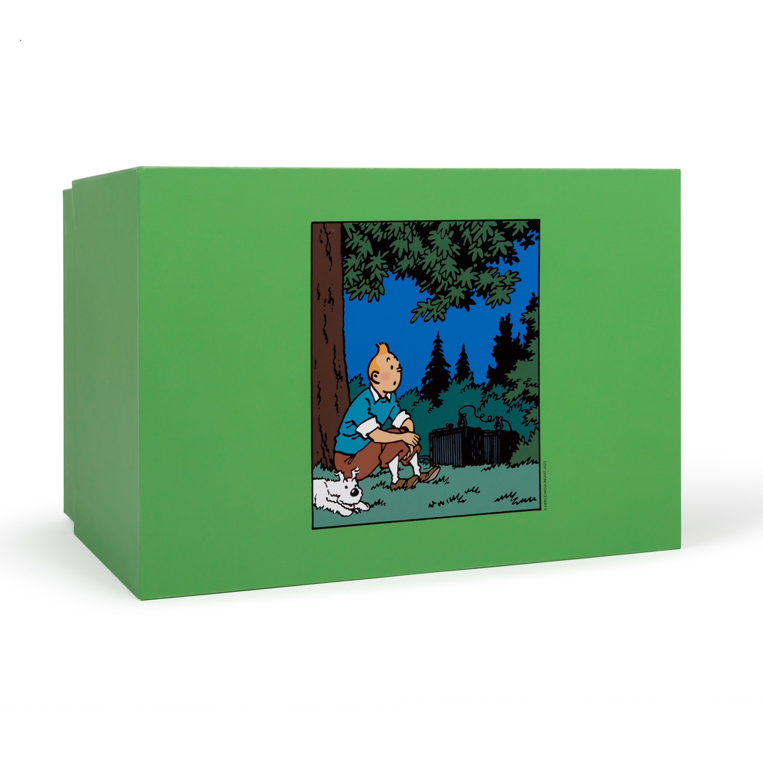 Tintin sitting on the grass - Accueil | BOUTIQUE.TINTIN.COM Tintin ...