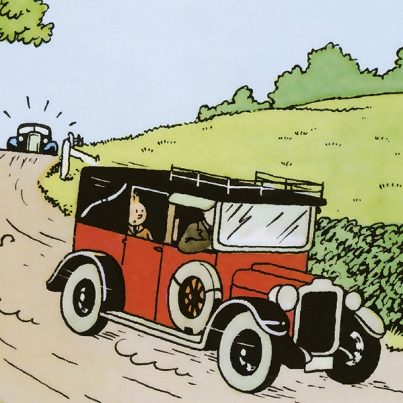 Tintin Car N°62 - The Cab for Eastdown - Accueil | BOUTIQUE.TINTIN....