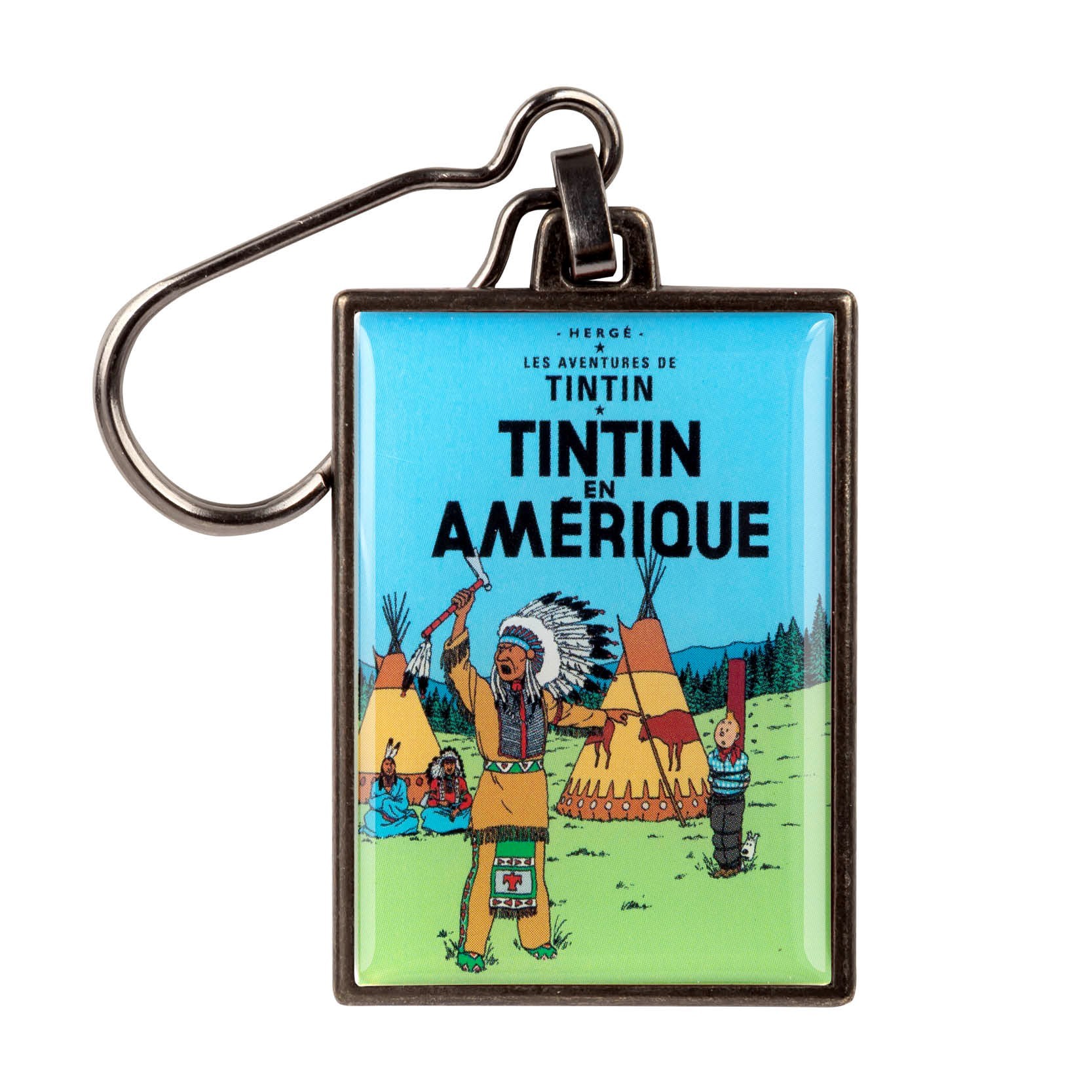 Keyring-Tintin en Amérique - Accueil | BOUTIQUE.TINTIN.COM Tintin B...